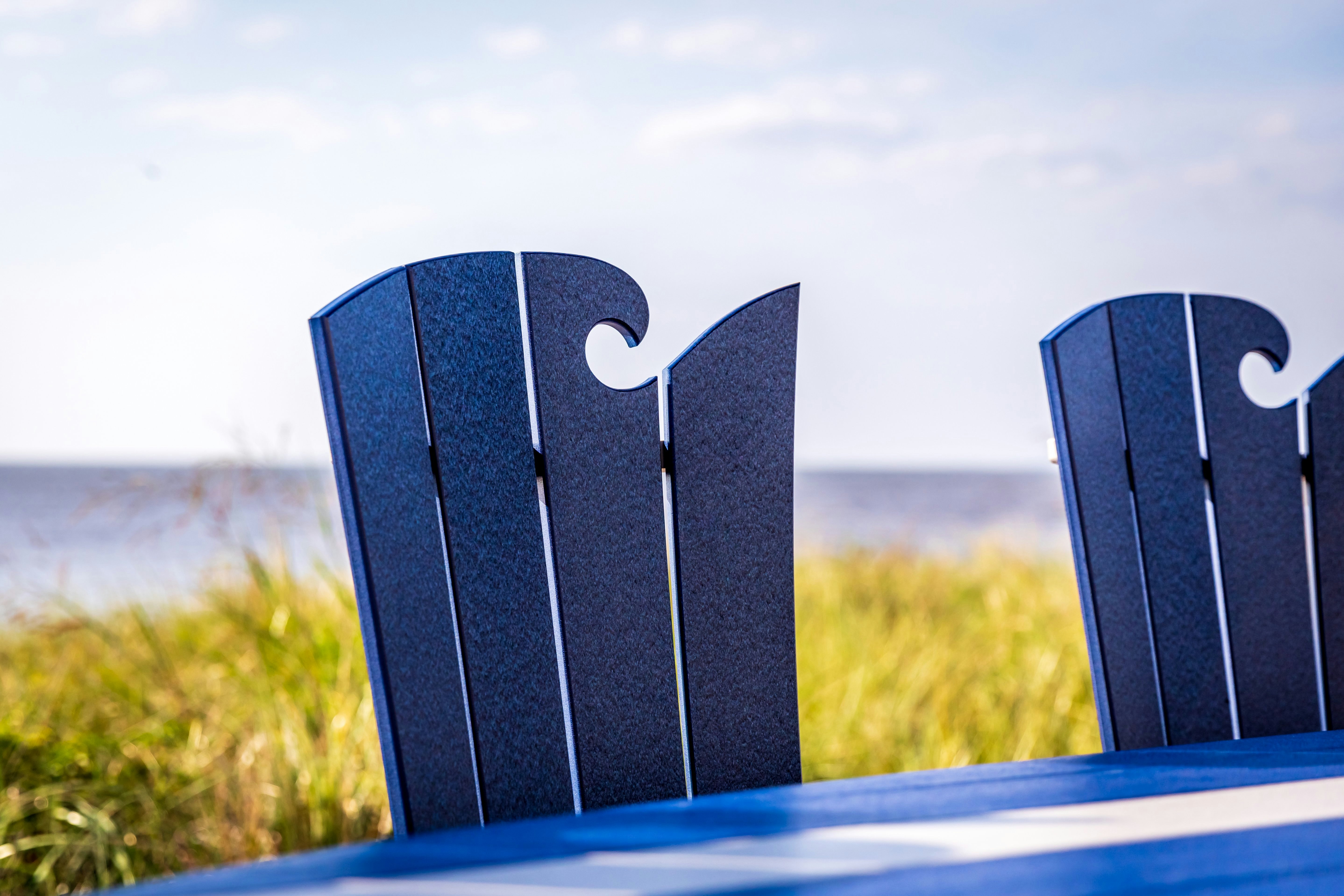 Amish Poly Outdoor Surf Board Table Set - Custom Patio Furniture