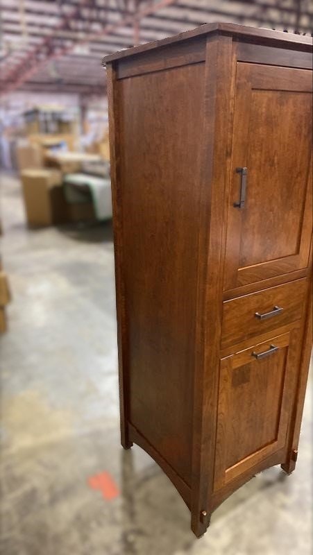 Linen Cabinet Narrow from DutchCrafters Amish Furniture