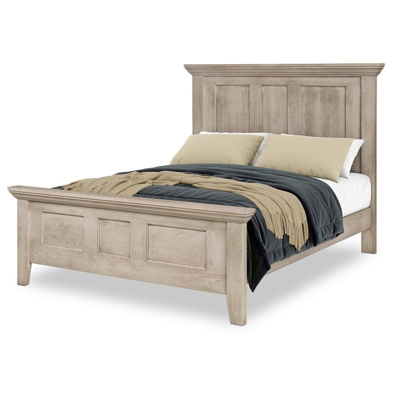 Hardwood Low Profile Bed from DutchCrafters Amish Furniture