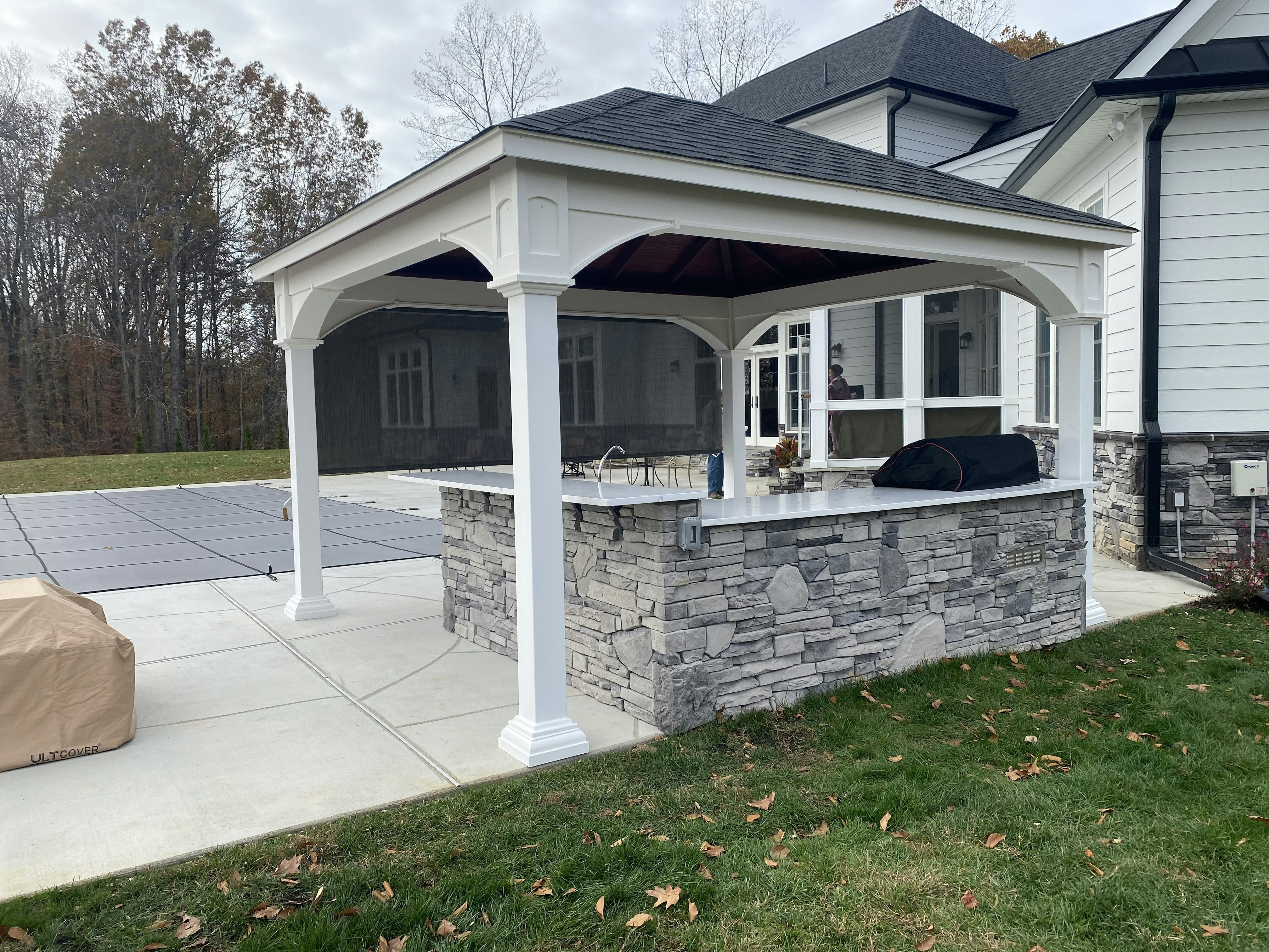 Traditional Vinyl Pavilion Kit Quick Ship from DutchCrafters Amish