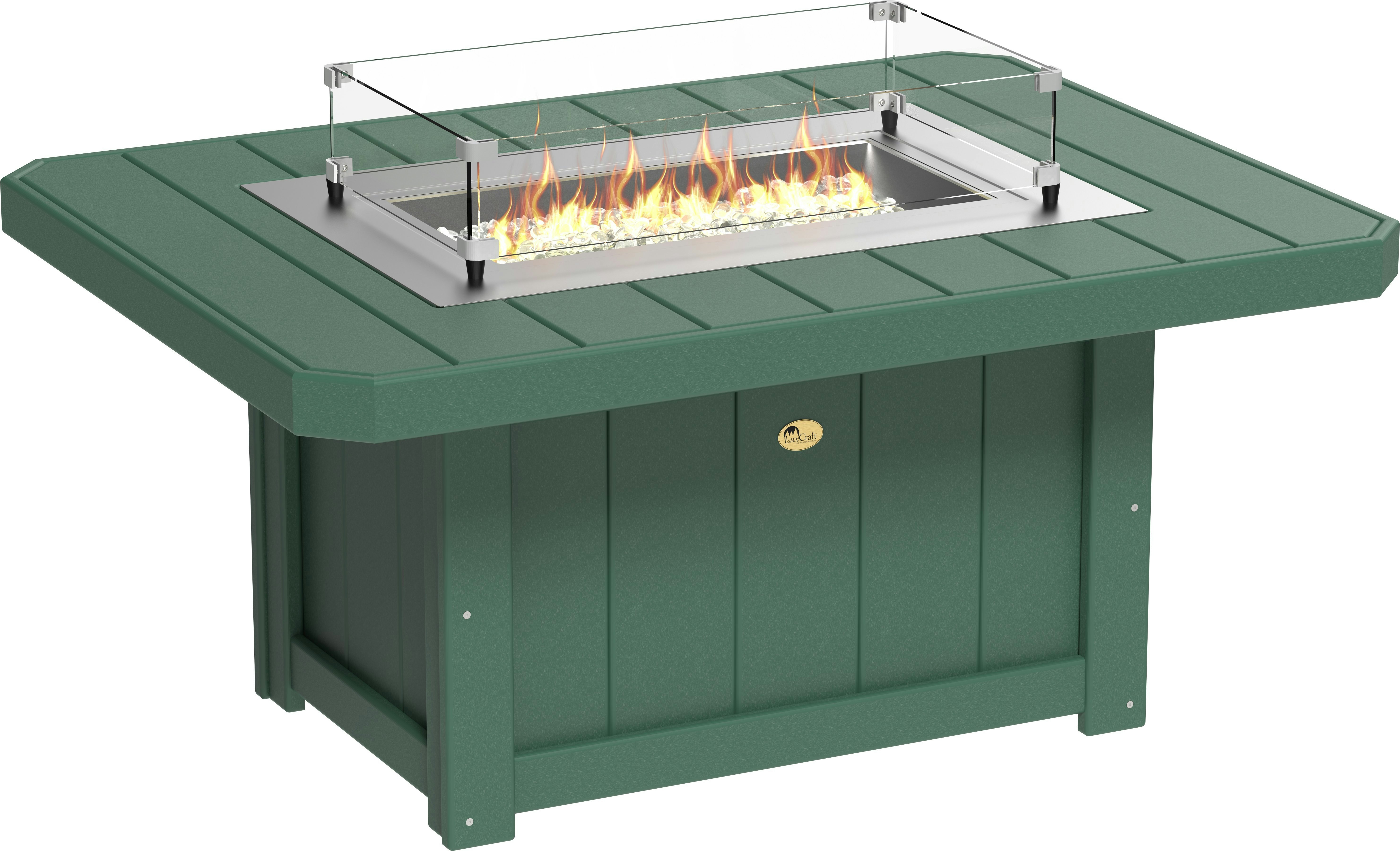 LuxCraft Lumin Fire Pit 51" Rectangular from DutchCrafters Amish