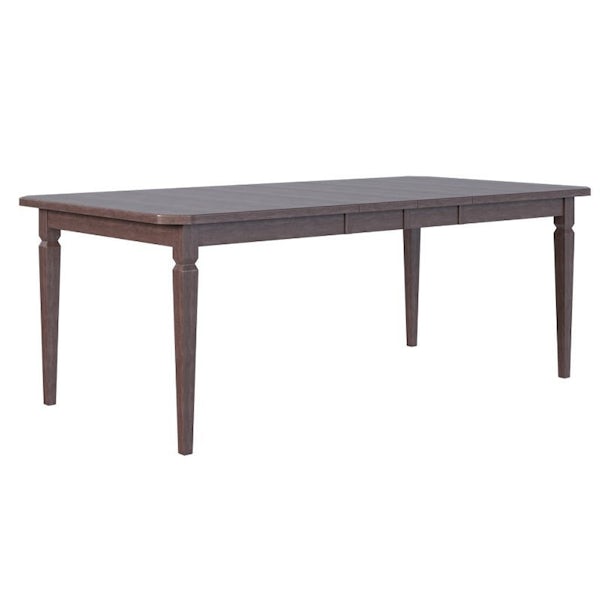 Conway Leg Dining Table with Brown Maple Legs & Skirt from