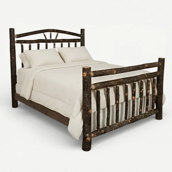Authentic Log Cabin Style Beds | Amish-Made | DutchCrafters