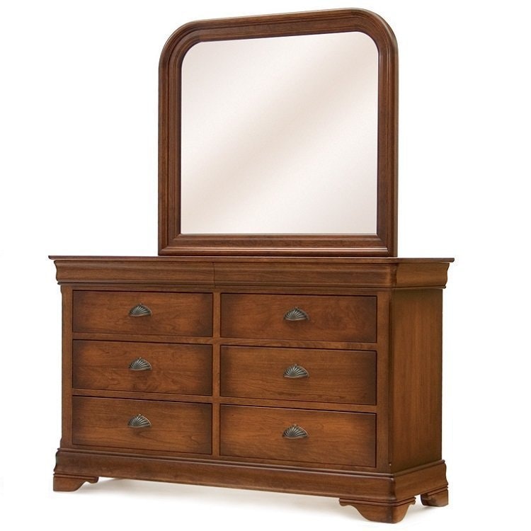 Amish Arleta Bedroom Set | Three Piece Solid Wood Sleigh Bed Set