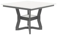 Amish Outdoor Wood and Poly Dining Tables from DutchCrafters Amish