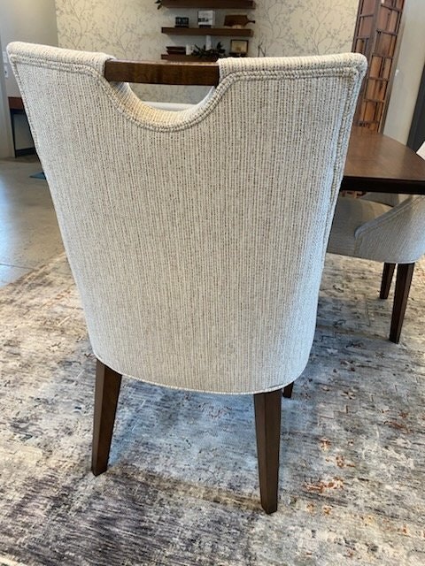 Modern Upholstered Dining Chair with Handle Back from DutchCrafters