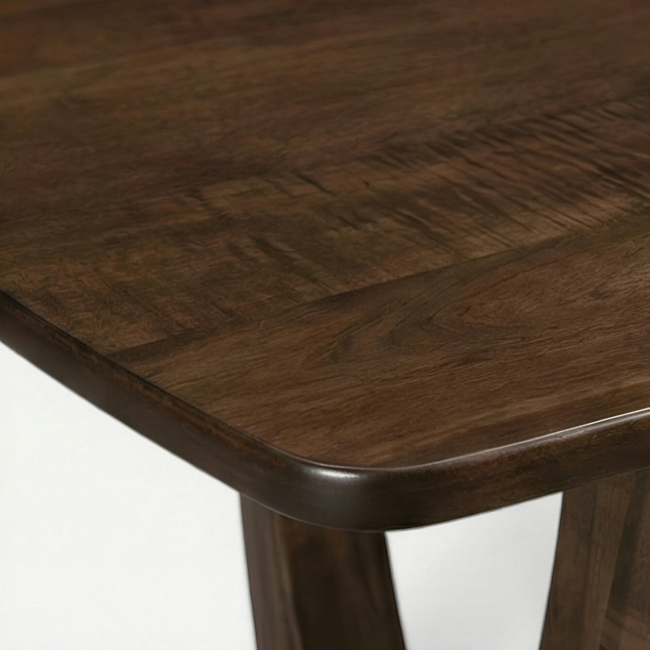 Modern Extendable Table with Arched Trestle Base | Amish Made Dining