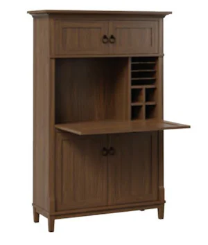 Amish Secretary Desks | Solid Wood Space-Saving Drop-Front Desks