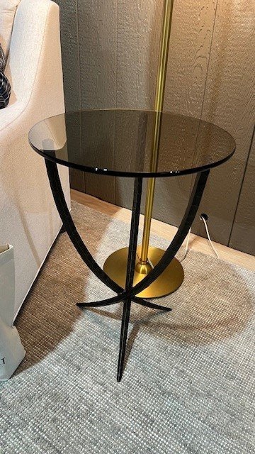 Hand Forged Contemporary Small Cocktail Table from DutchCrafters