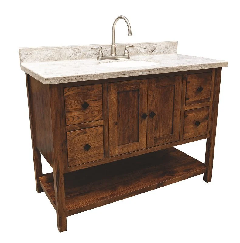 Shaker Freestanding Vanity from DutchCrafters Amish Furniture