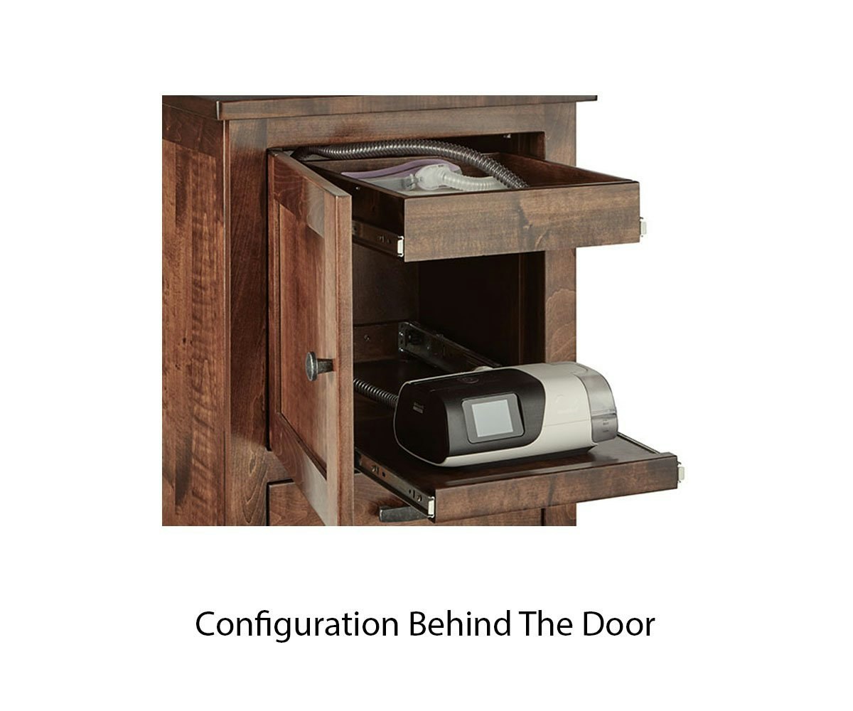 Mission CPAP Nightstand from DutchCrafters Amish Furniture Store