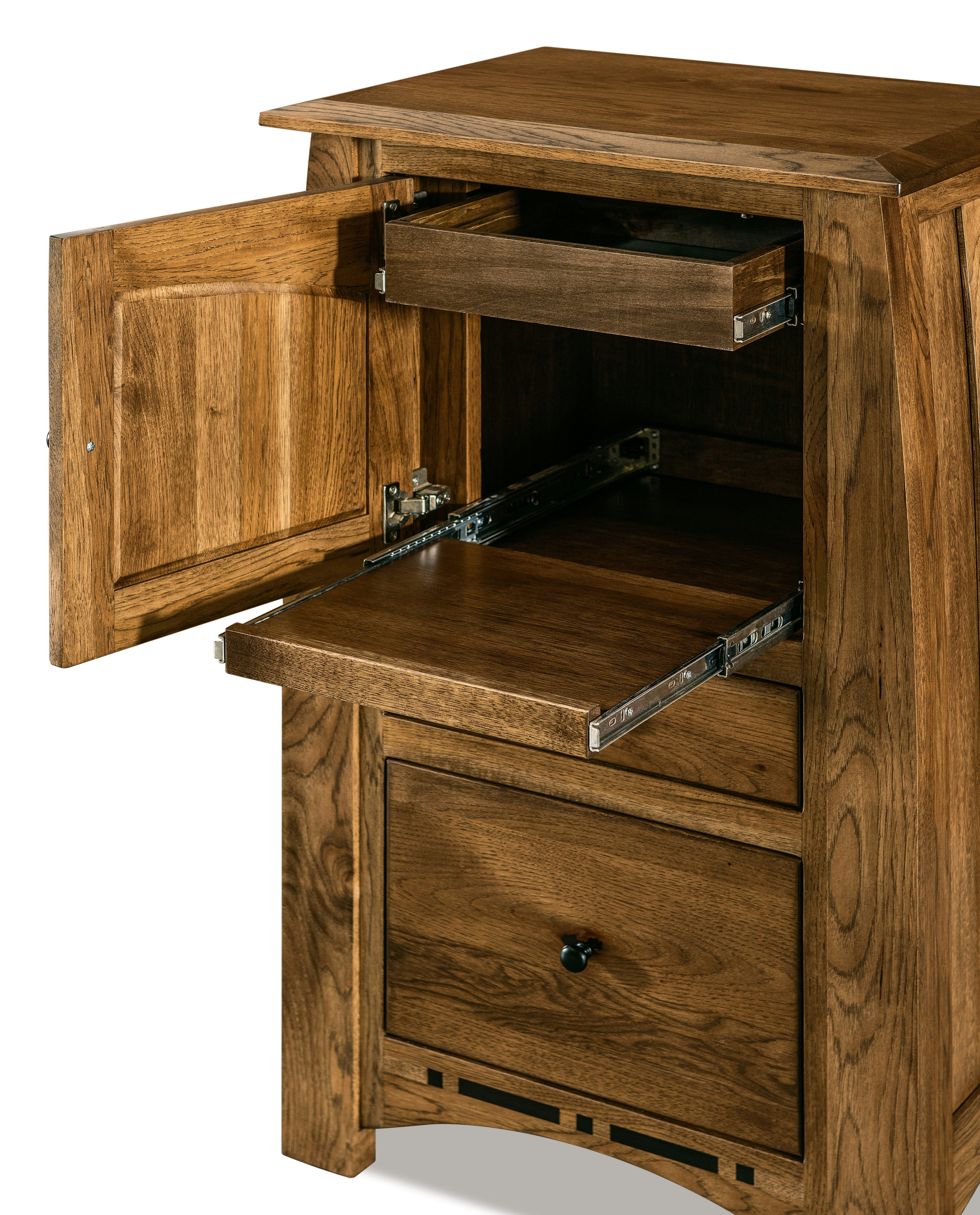 Mission CPAP Machine Nightstand from DutchCrafters Amish Furniture