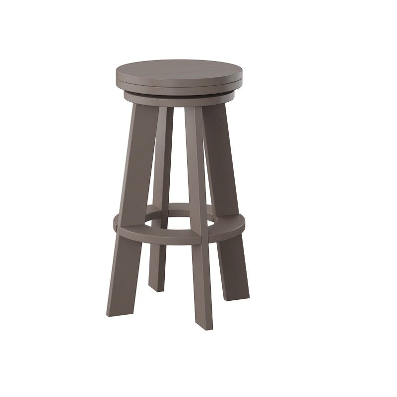Round Swivel Bar Stool by DutchCrafters Amish Furniture