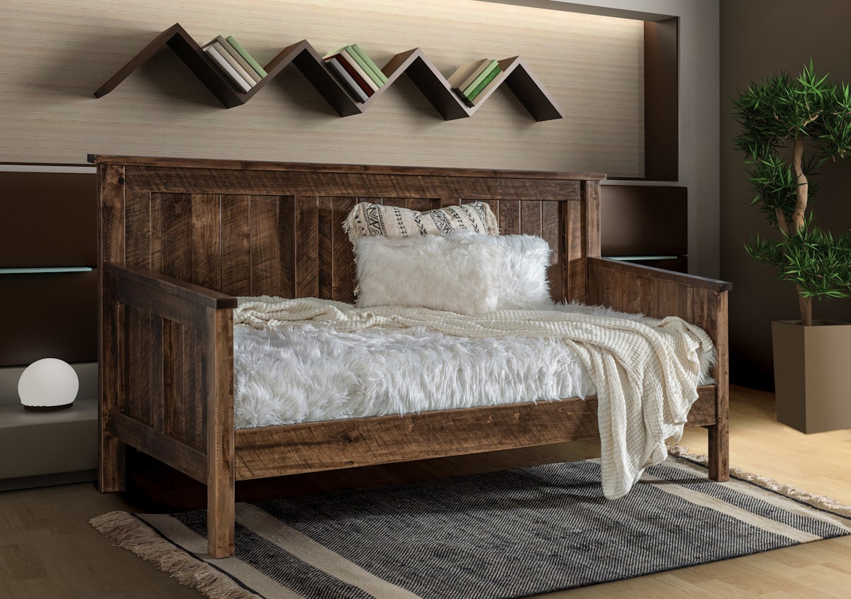 Rustic Style Daybed - Farmhouse Style Bed| DutchCrafters