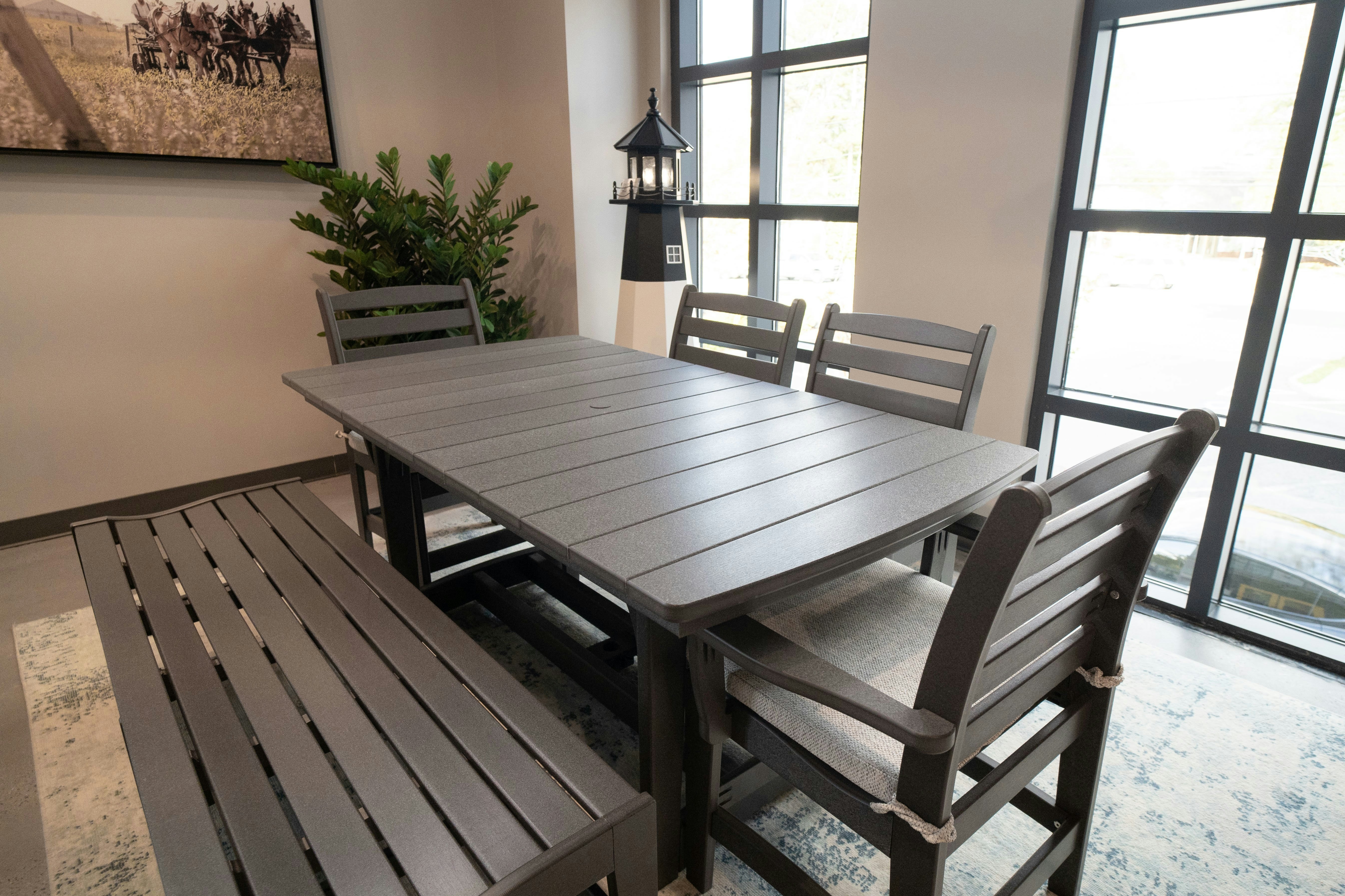 Meadow 6-Piece Poly Dining Set from DutchCrafters Amish Furniture