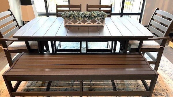 Meadow 6-Piece Poly Dining Set from DutchCrafters Amish Furniture