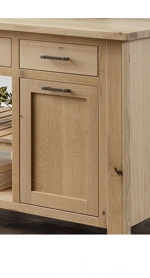 Rustic Farmhouse Prep Table Island from DutchCrafters Amish Furniture