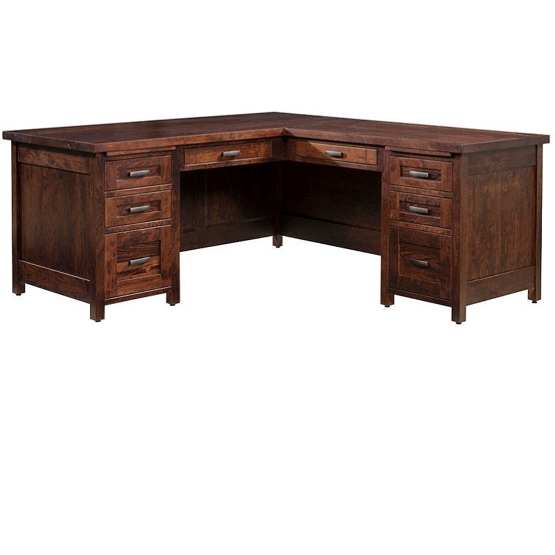 Wren L Desk by DutchCrafters Amish Furniture