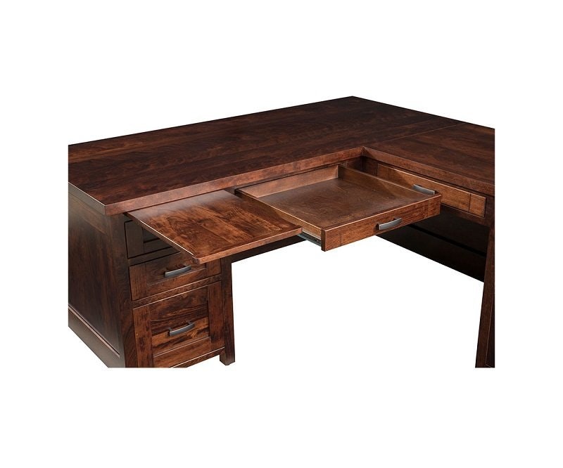 Wren L Desk by DutchCrafters Amish Furniture