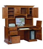 Amish Solid Wood Computer Desks by DutchCrafters Amish Furniture