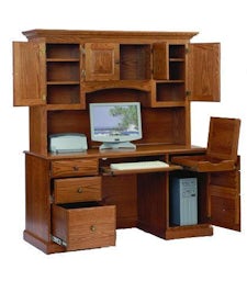 Amish Solid Wood Computer Desks by DutchCrafters Amish Furniture