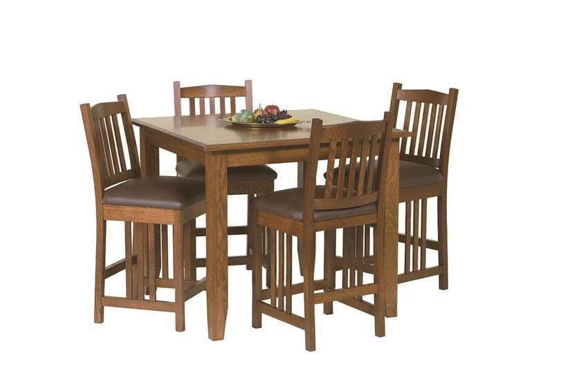 Ashley Solid Wood Pub Gathering Table from DutchCrafters Amish