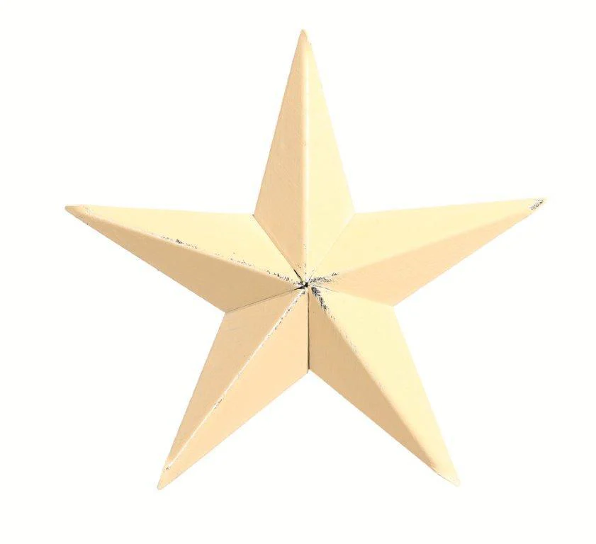Painted American Made Barn Star from DutchCrafters Amish Furniture