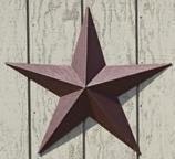 Painted American Made Barn Star from DutchCrafters Amish Furniture