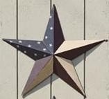 Small Patriotic Barn Star Made of Steel from DutchCrafters Amish