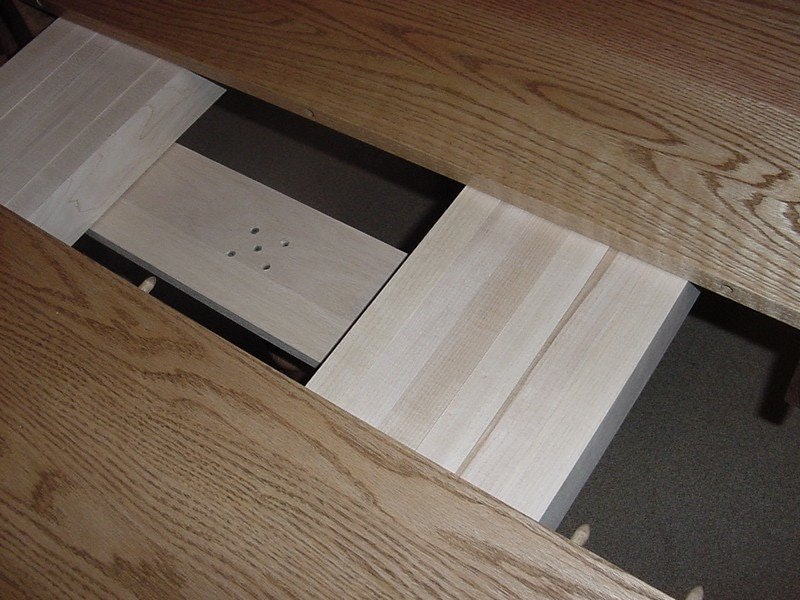 Rhame Solid Wood Split Pedestal Extension Dining Table from