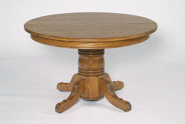 Rhame Solid Wood Split Pedestal Extension Dining Table from