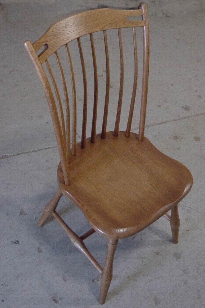 Thumb Back Windsor Chair from DutchCrafters Amish Furniture
