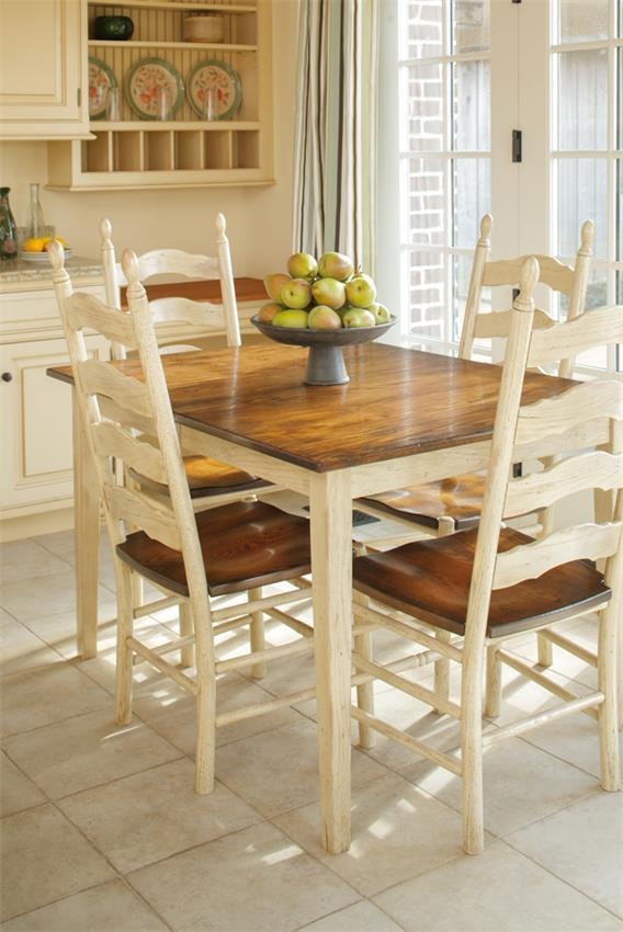 Amish Ladderback Dining Chairs | Solid Wood Farmhouse Chairs USA