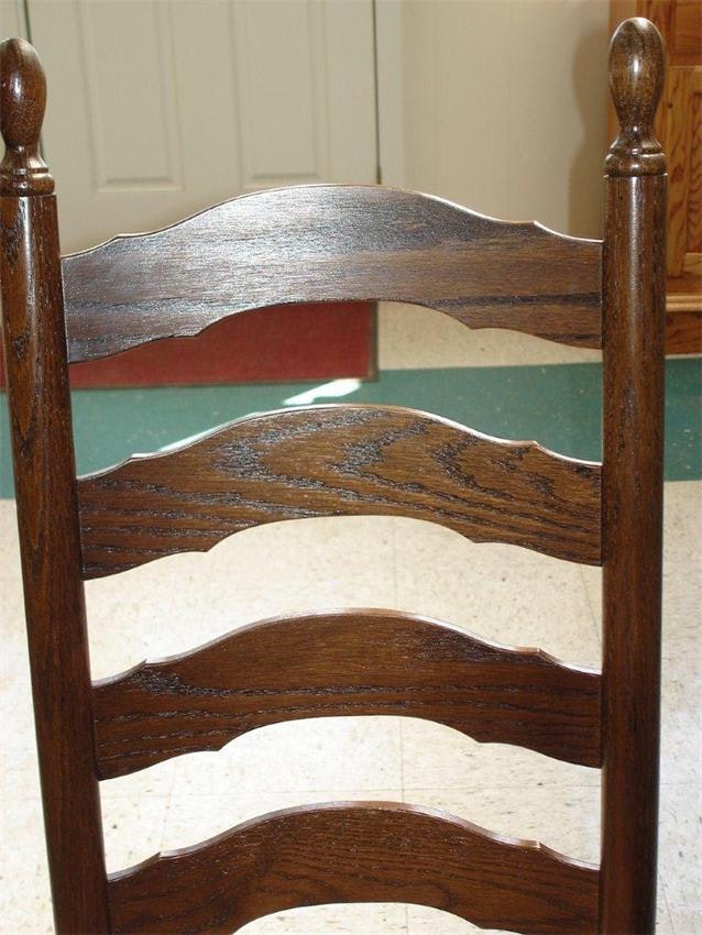 Amish Ladderback Dining Chairs | Solid Wood Farmhouse Chairs USA