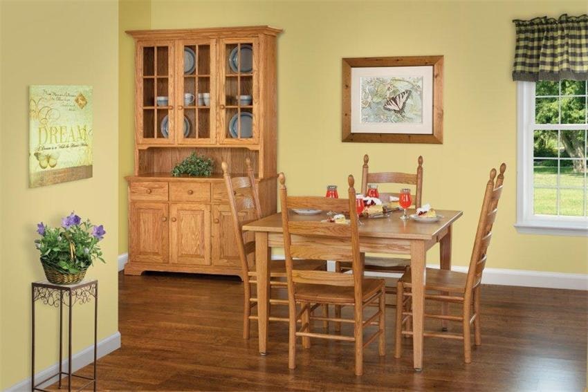 Custom Amish Shaker Ladder Back Chair | Solid Wood & Durable