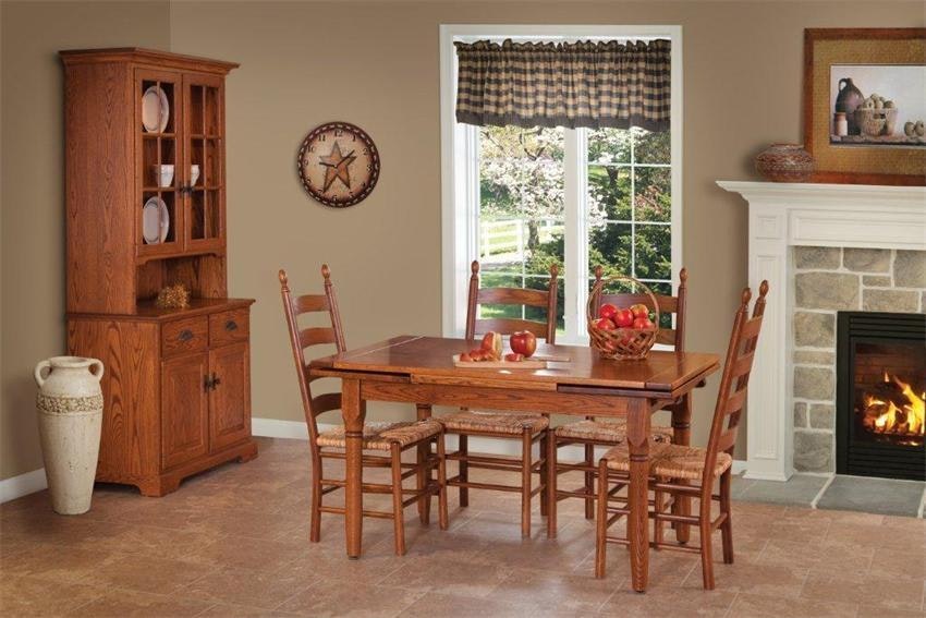 Custom Amish Shaker Ladder Back Chair | Solid Wood & Durable