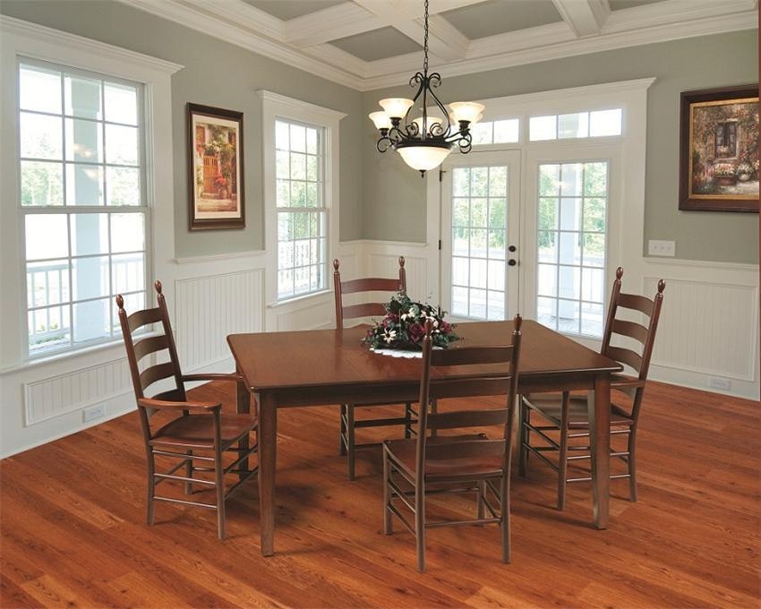 Custom Amish Shaker Ladder Back Chair | Solid Wood & Durable