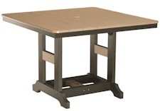 Amish Outdoor Wood and Poly Dining Tables from DutchCrafters Amish