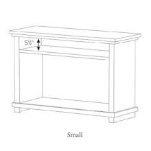 Mission Style Media Console Fireplace | DutchCrafters