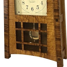 Amish Mission Mantel Clock | Handcrafted Solid Wood Timepiece